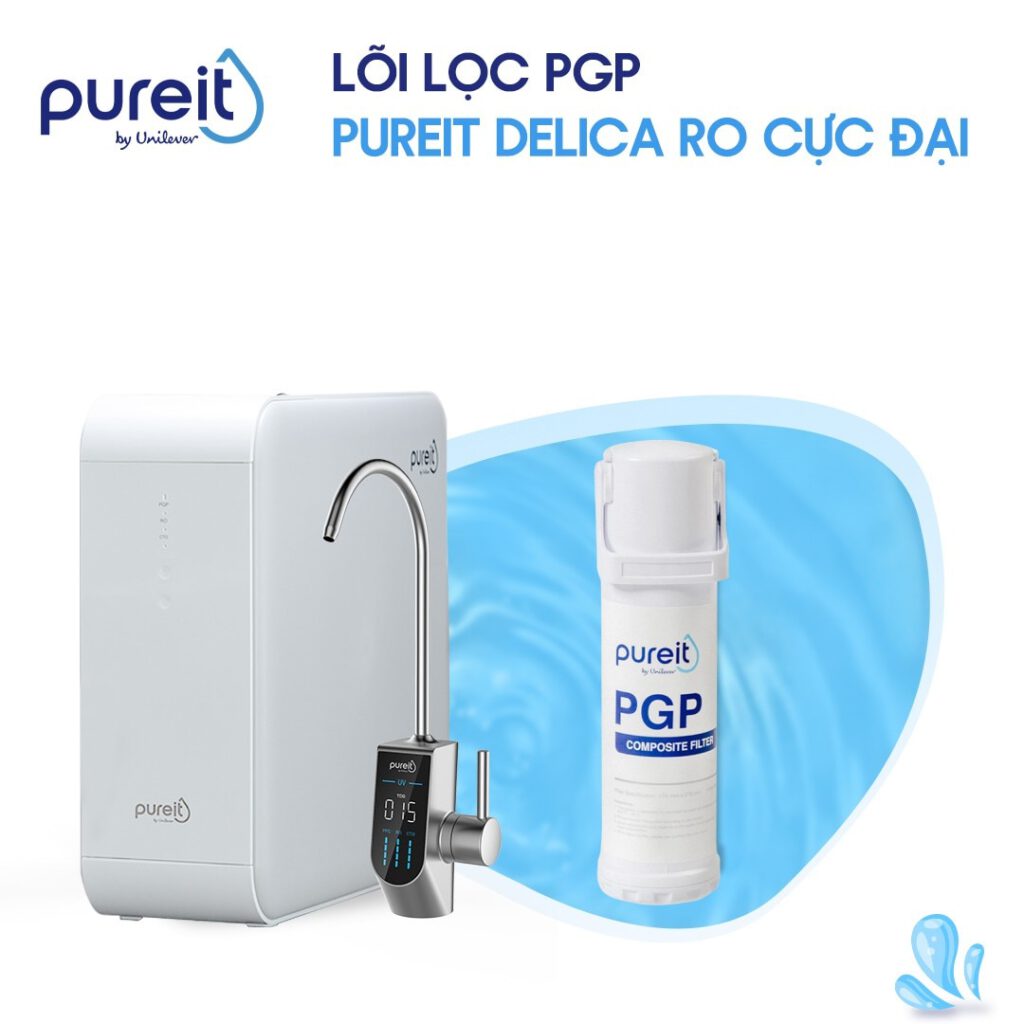 Lõi lọc RO Pureit Delica UR5440 Âm Tủ Bếp (DIY) - Unilever Pureit
